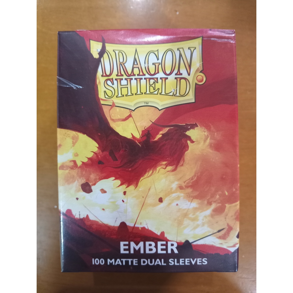 Dragon Shield 100 Sleeves (Ember Crypt Might Valor Wisdom) Dual Matte ...