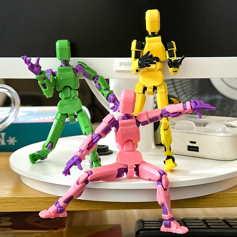 Lucky 13 dummy 13 Action Figure 3D Dummy 13 Robot Toy multi-jointed ...