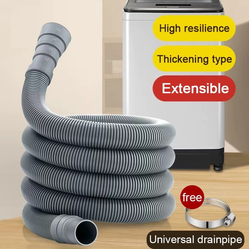 Washing Machine Drain Hose Outlet Water Pipe drainage Soft Tube ...