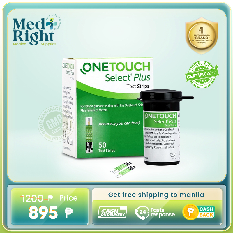 One Touch Select Plus Test Strips (25s/50s) One Touch Select Plus ...