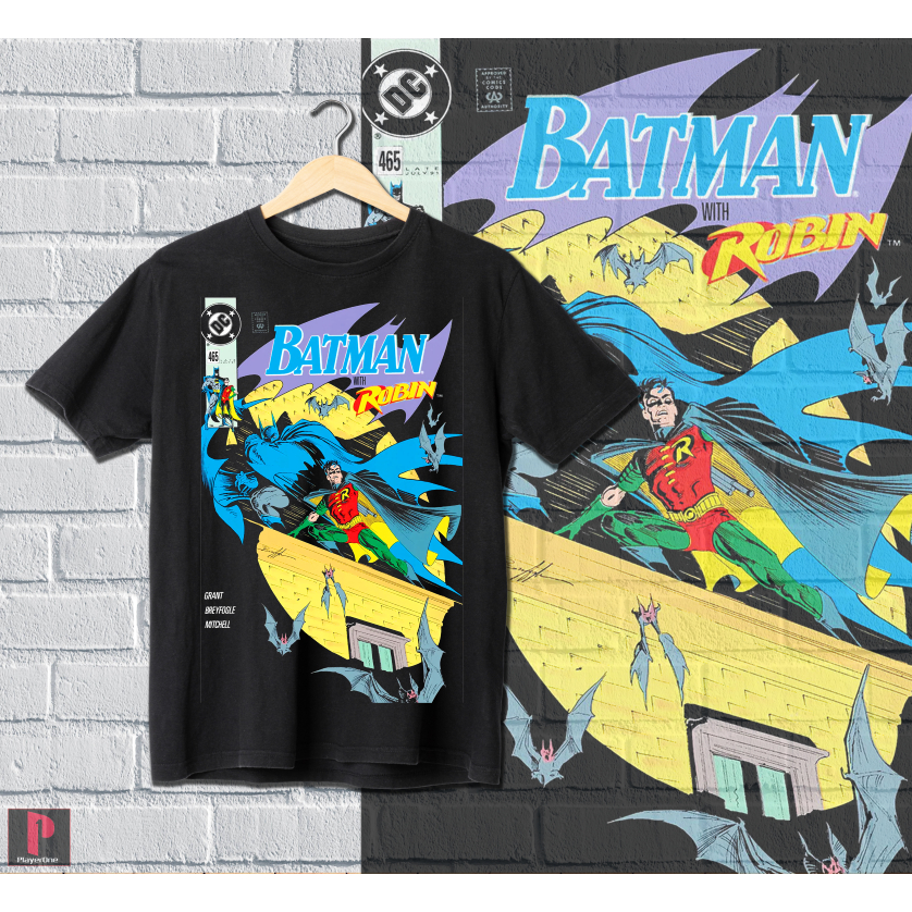 Batman With Robin Comic Cover Shirt | Detective Comics DC | Asian Size ...