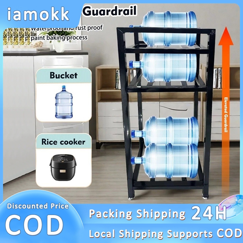 Water Rack Stainless Steel Water Gallon Rack/Bracket | Shopee Philippines