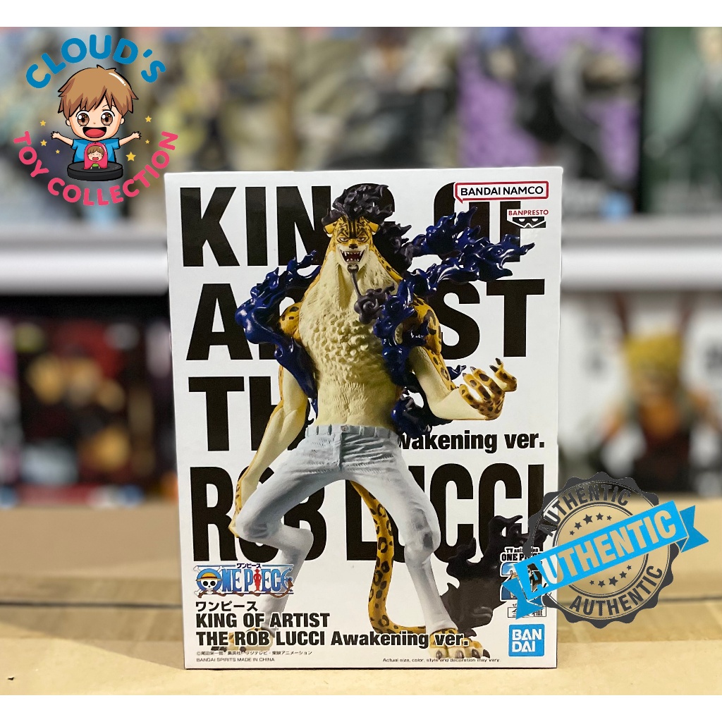 Banpresto One Piece King of Artist Rob Lucci Awakening Version | Shopee ...