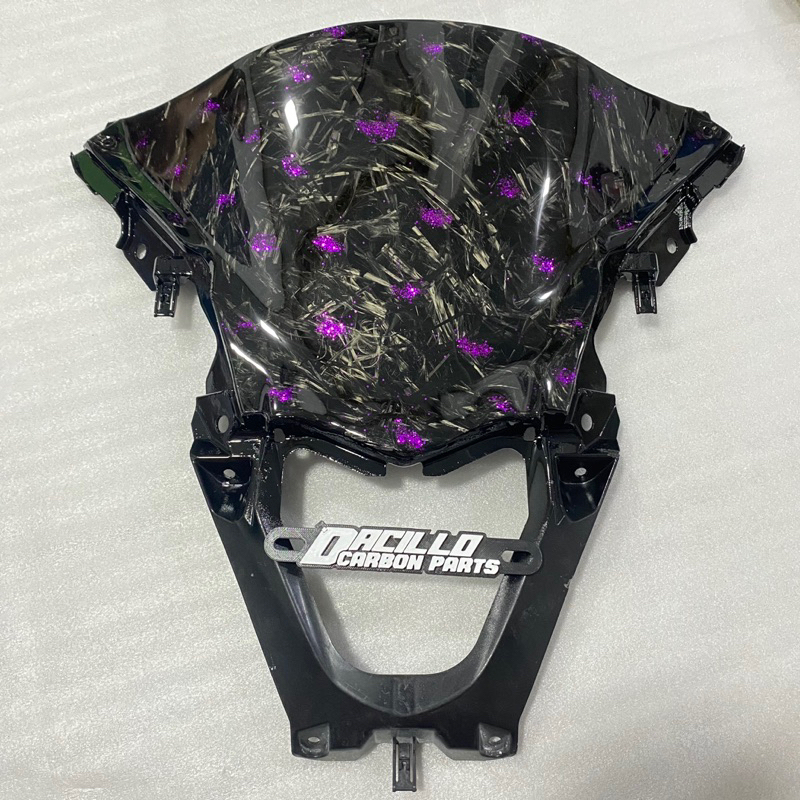 PCX 160 INNERWINDSHIELD FORGE PURPLE ORIGINAL CARBON FIBER | Shopee ...