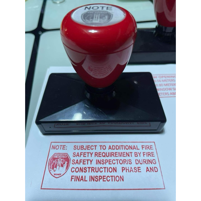 35x70 mm Customized Self Inking Flash Stamp | Shopee Philippines