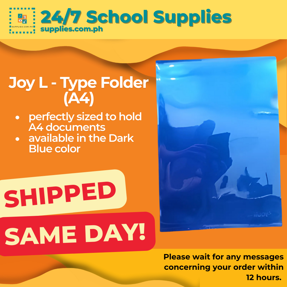 Joy Folder L-Type A4 - Dark Blue | Shopee Philippines