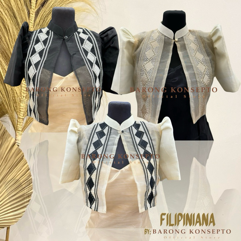 Filipiniana MC BOLERO DIAMOND BURDA - Modern Filipiniana Design ...