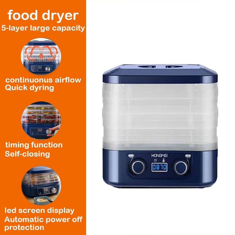 food dehydrator drying fruit, vegetables and herbs 5 layer dried fruit ...
