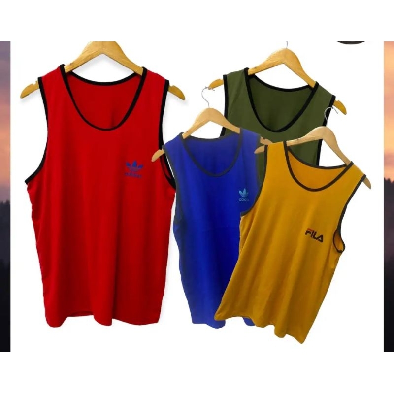3PCS SET BIG SIZE SANDO LOGO FOR MEN | Shopee Philippines