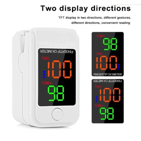 MEDICAL BLOOD GLUCOSE METER Blood Oxygen Finger Pulse Oximeter Digital ...