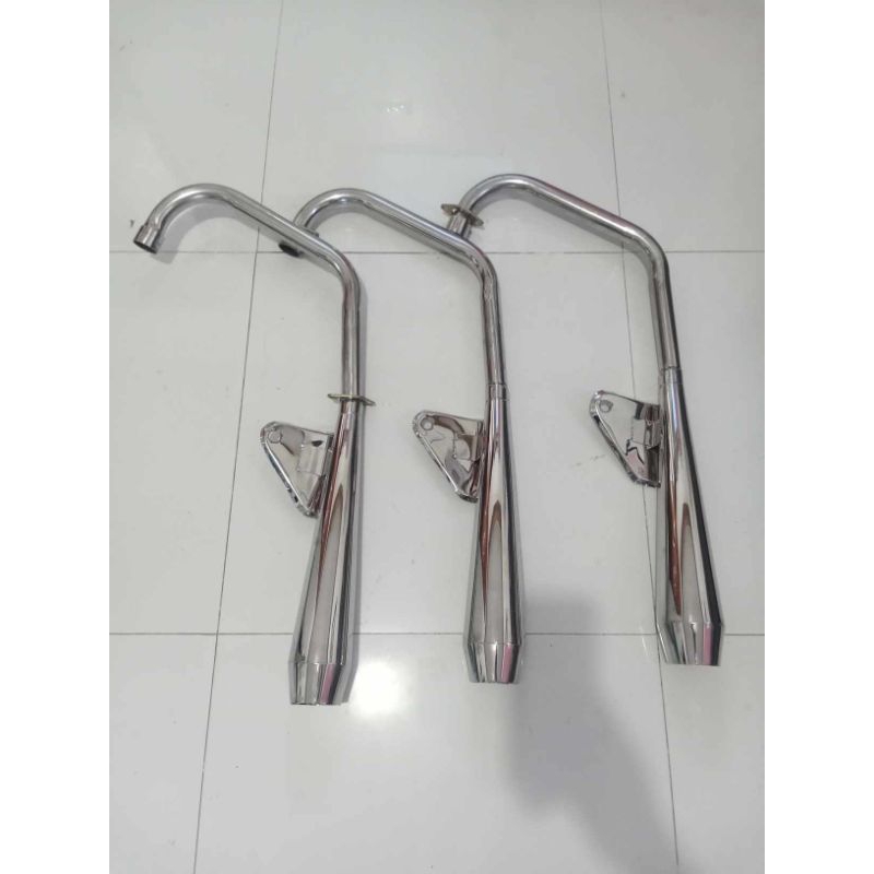 Motorstar X 125/155 Bullet Pipe Pure Stainless | Shopee Philippines