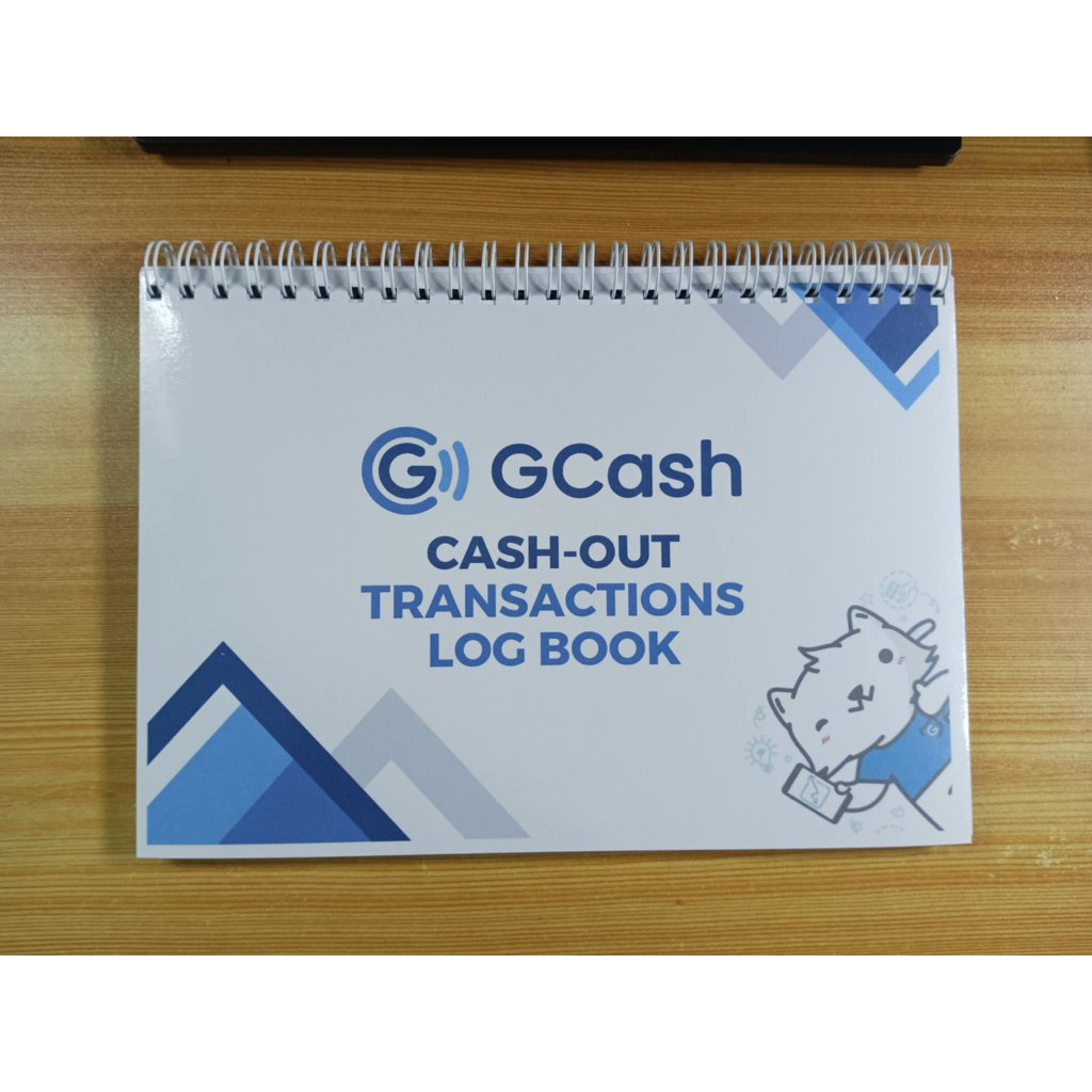 Gcash CASH-IN / CASH-OUT Notebook 120 pages / 60 leaves Waterproof ...
