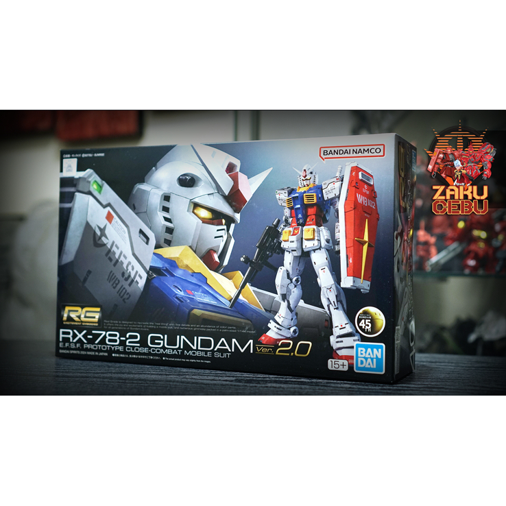 Bandai 1/144 RG RX-78-2 Gundam Ver. 2.0 #40 (Gunpla) | Shopee Philippines