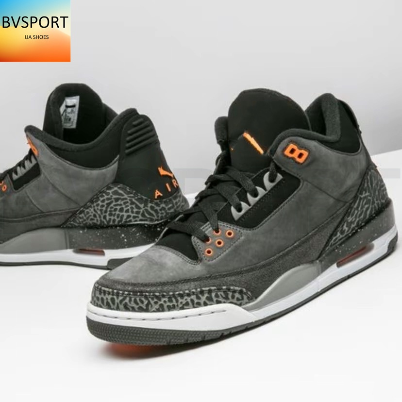 BVSPORT UA Rubber Shoes J3 Retro Fear Highcut Mens Casual Sneakers ...