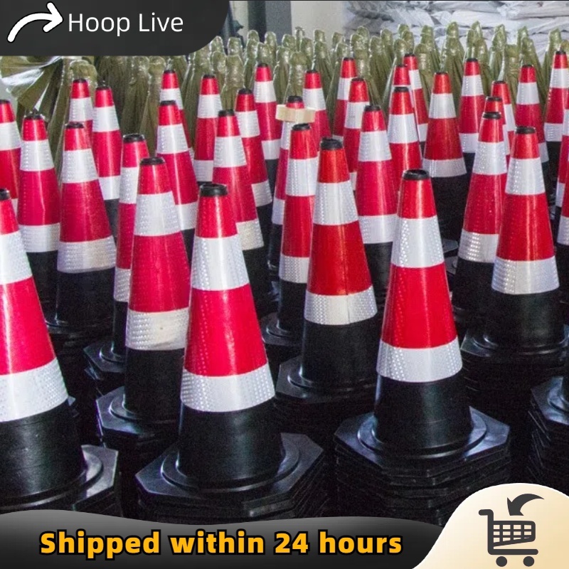 60CM 70CM 90CM rubber cone roadblock cone ice cream cone traffic safety ...