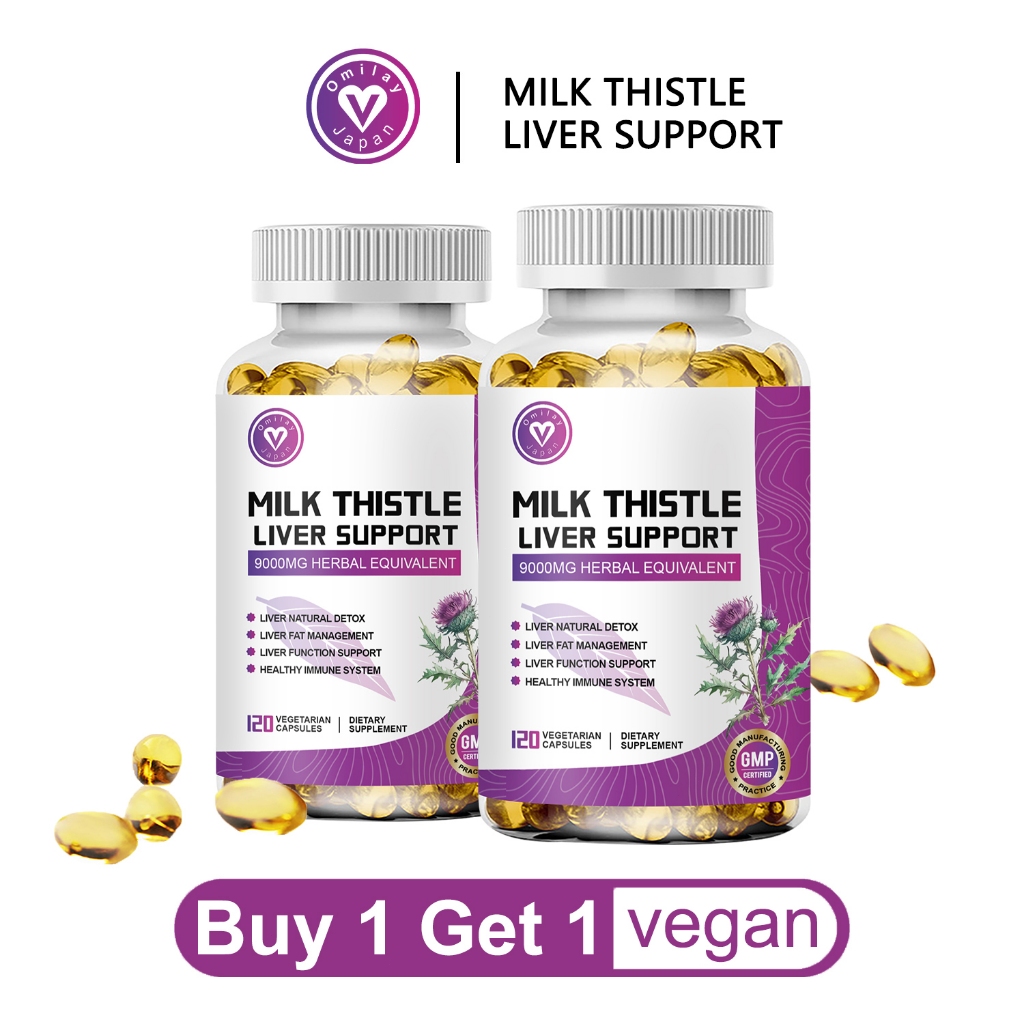 Omilay Milk Thistle Immune Booster Liveraide Silymarin Capsule Liver ...
