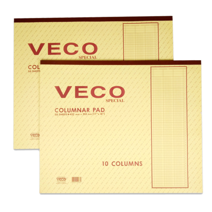 VECO COLUMNAR PAD (14X17) 10,12,14,16 COLUMNS | Shopee Philippines