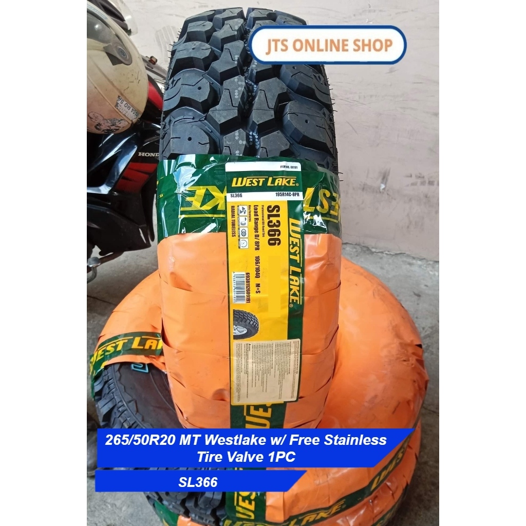 265/50R20 MT Westlake SL366 w/ Free Stainless Tire Valve 1PC | Shopee Philippines