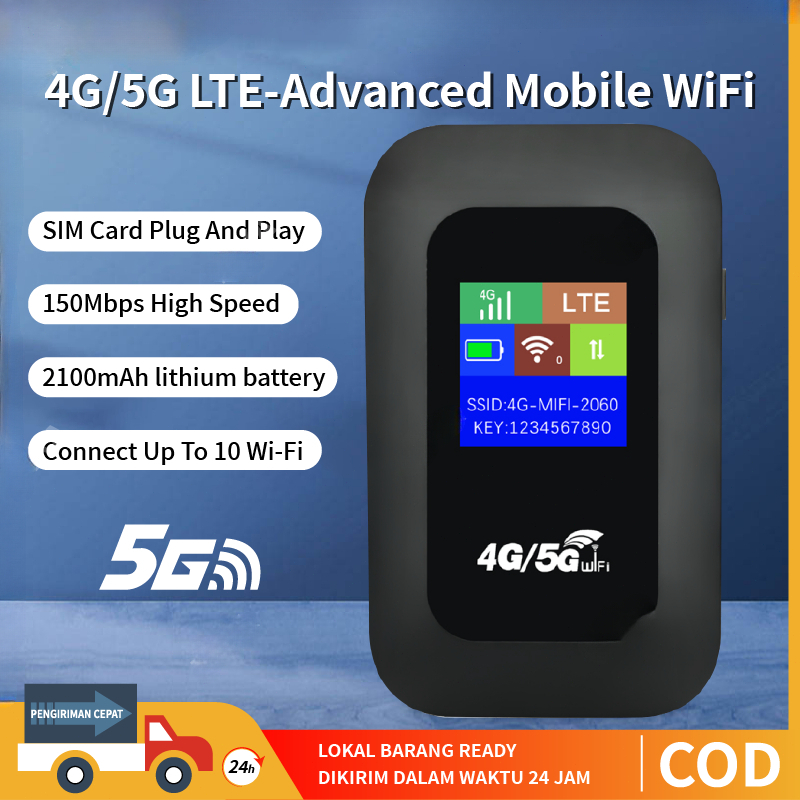 Pocket WiFi Wireless Openline 4G LTE MiFi Hotspot Router Modem WiFi ...