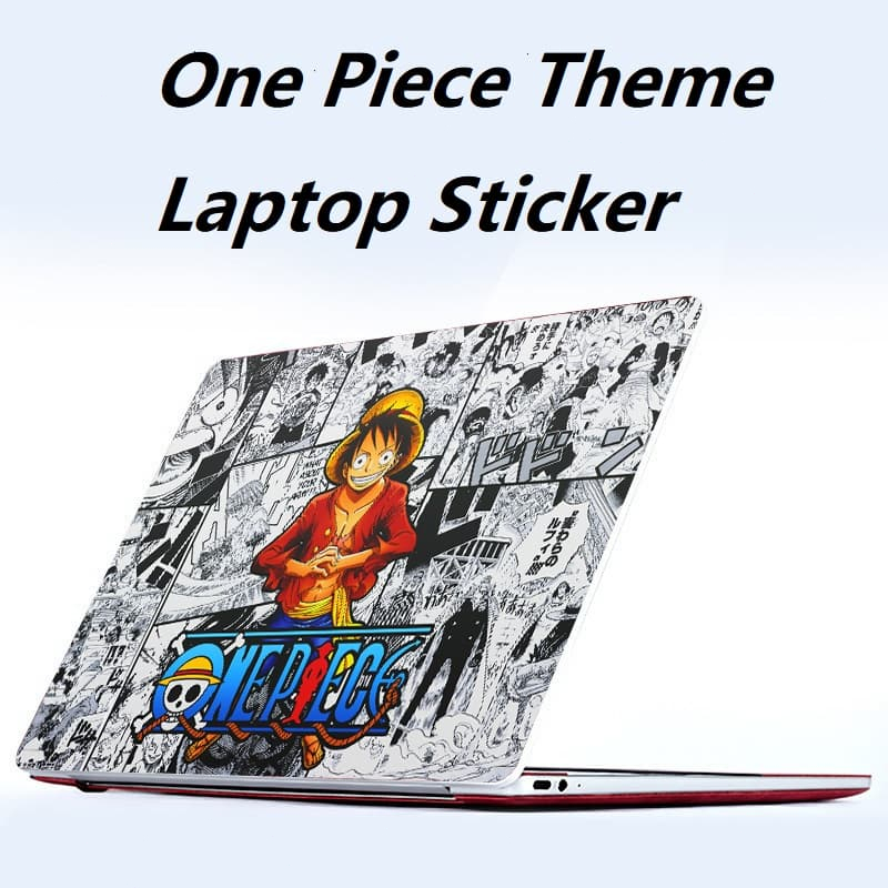 One Piece Theme Laptop Sticker Skin Luffy Roronoa Zoro Robin Nami ...