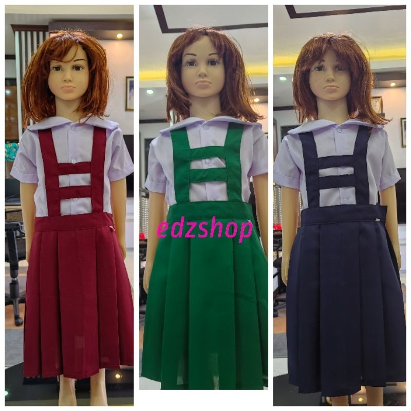 TERNO KATRINA BLOUSE &SKIRTS,SCHOOL UNIFORM. | Shopee Philippines