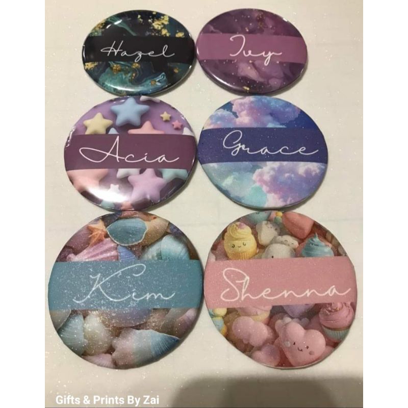 PERSONALIZED BADGE MIRROR | Shopee Philippines