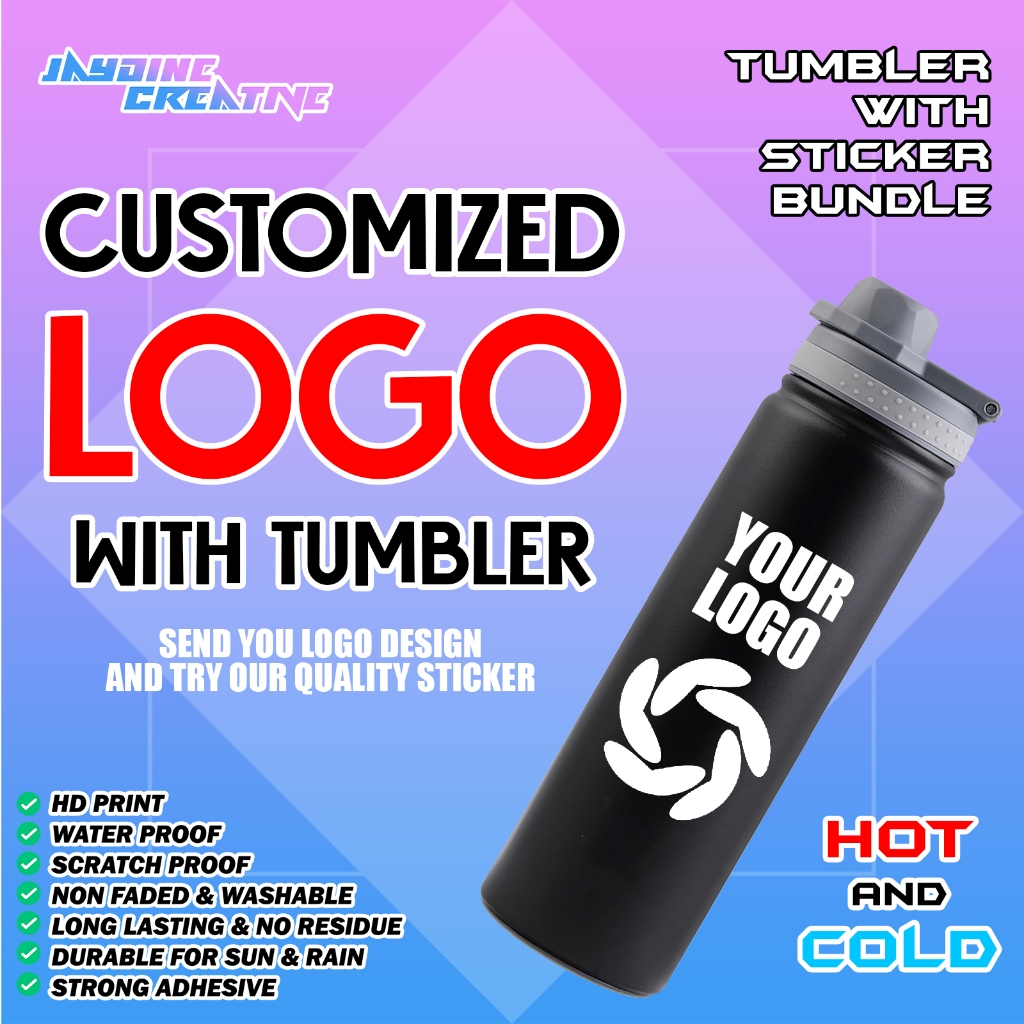 Customized Logo with Tumbler, hot & cold sports bottle stainless 750ml ...
