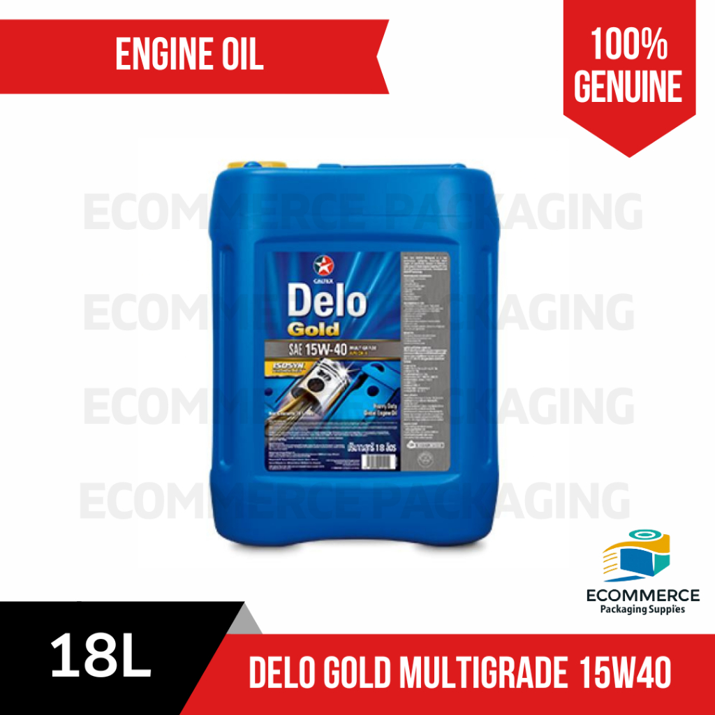 Caltex Delo Gold MG Multigrade SAE 15W40 Diesel Engine Oil 18 Liters ...