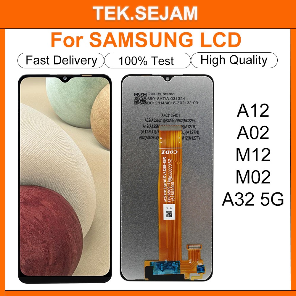 Samsung LCD for Galaxy A12 A02 M12 M02 A11 M11 A10 M10 LCD Display ...