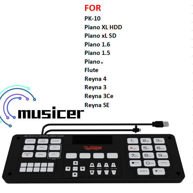 Platinum Multi-Model Jukebox Keypad KS Series FOR ks-5 ks-10 ks-100 ...