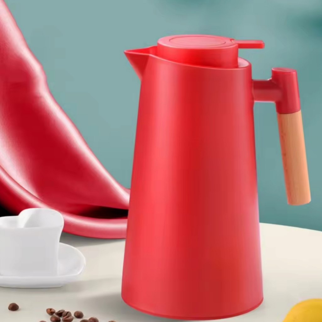 JA Household Vacuum Insulations Pot Nordic Insulated Wooden Handle ...