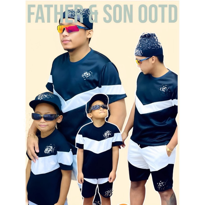 Twinning Father And Son Trendy Terno Family set | Shopee Philippines