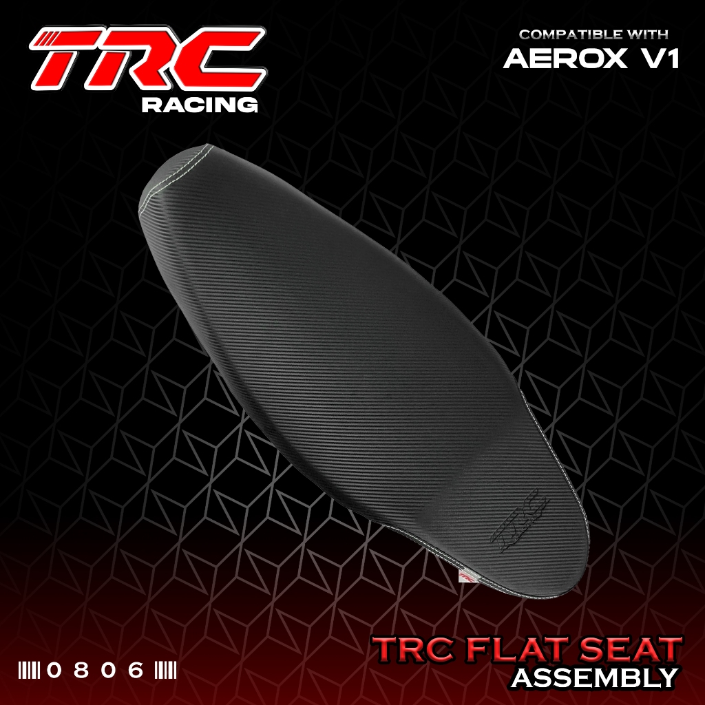 TRC RACING FLAT SEAT ASSEMBLY for AEROX V1 CARBON TYPE 0806 | Shopee ...