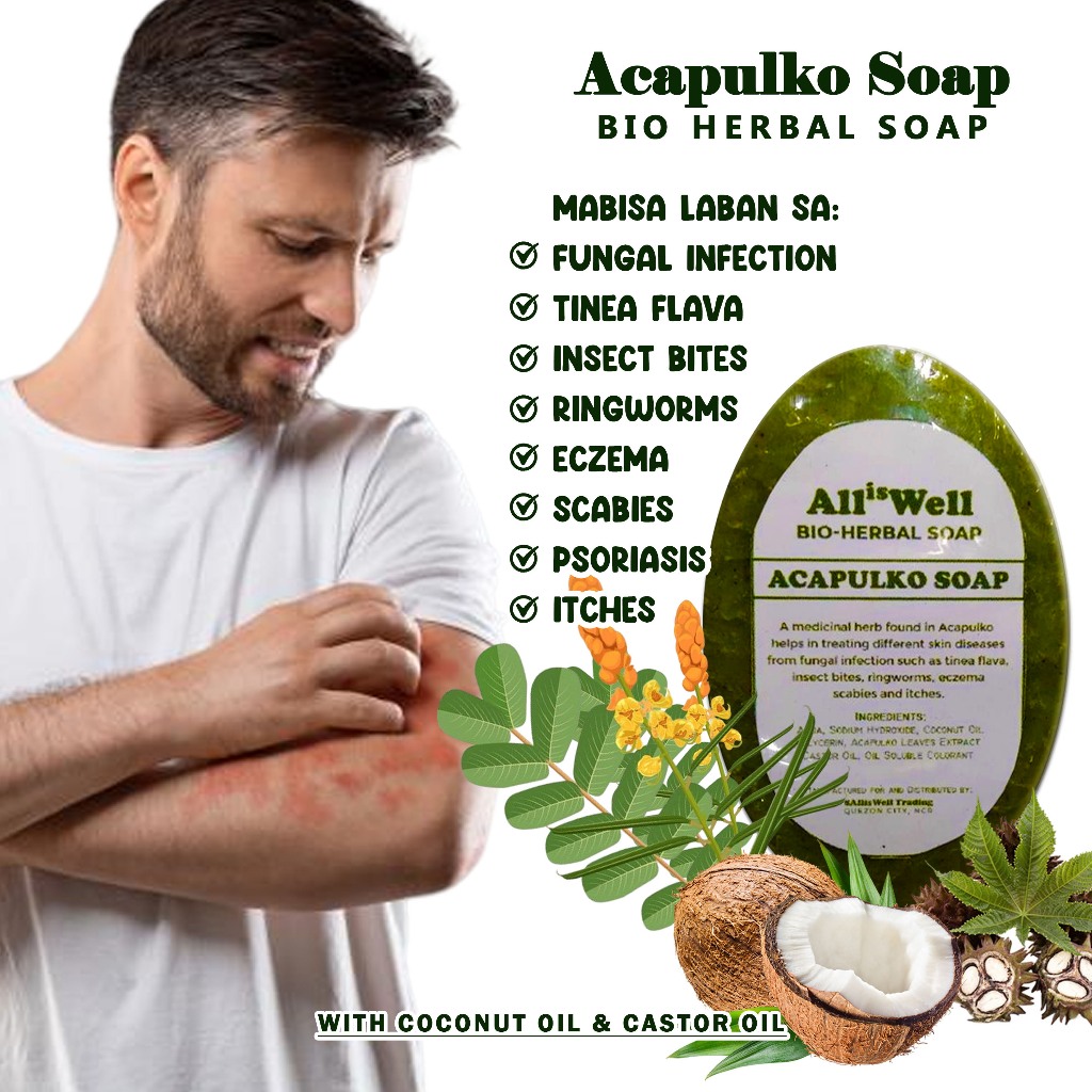 Acapulko Herbal Soap Original Handmade Acapulco Organic Medicated Anti ...