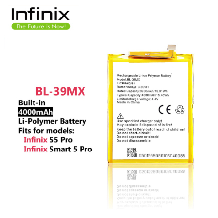 Infinix S5 Pro Battery BL-39MX High Quality | Shopee Philippines