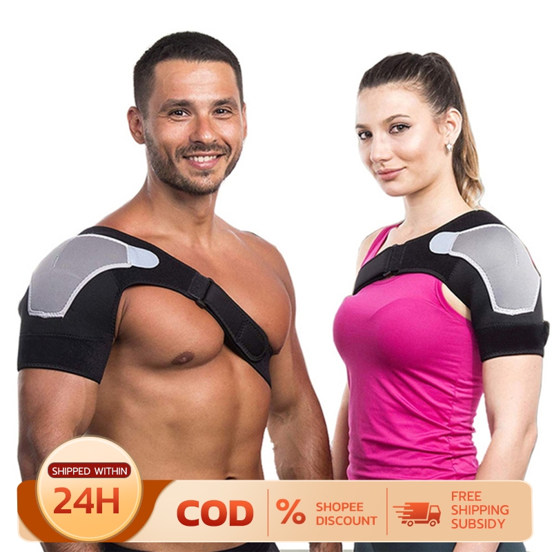 Adjustable Left/Right Shoulder Support Bandage Protector Brace Joint ...
