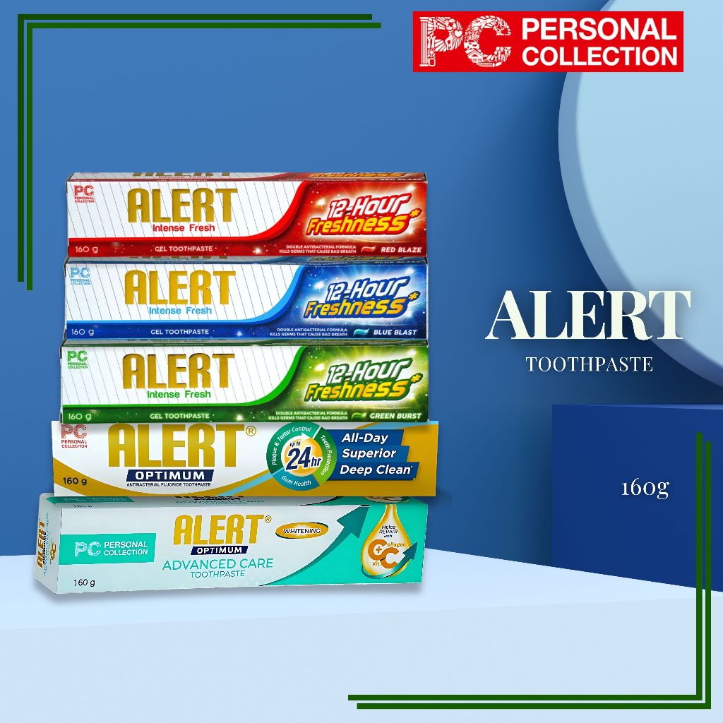 Buy1 take 1 Alert Toothpaste Red Blaze, Blue Blast, Green Burst, etc ...