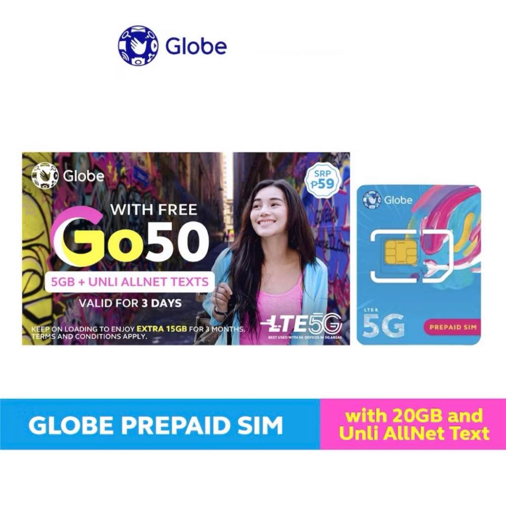 Globe 5G LTE Sim Card Special Number | Shopee Philippines