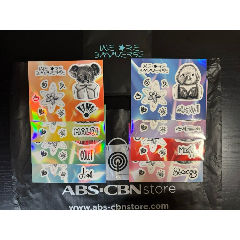 BINI OFFICIAL Sticker BINIverse Tour Merch | Shopee Philippines