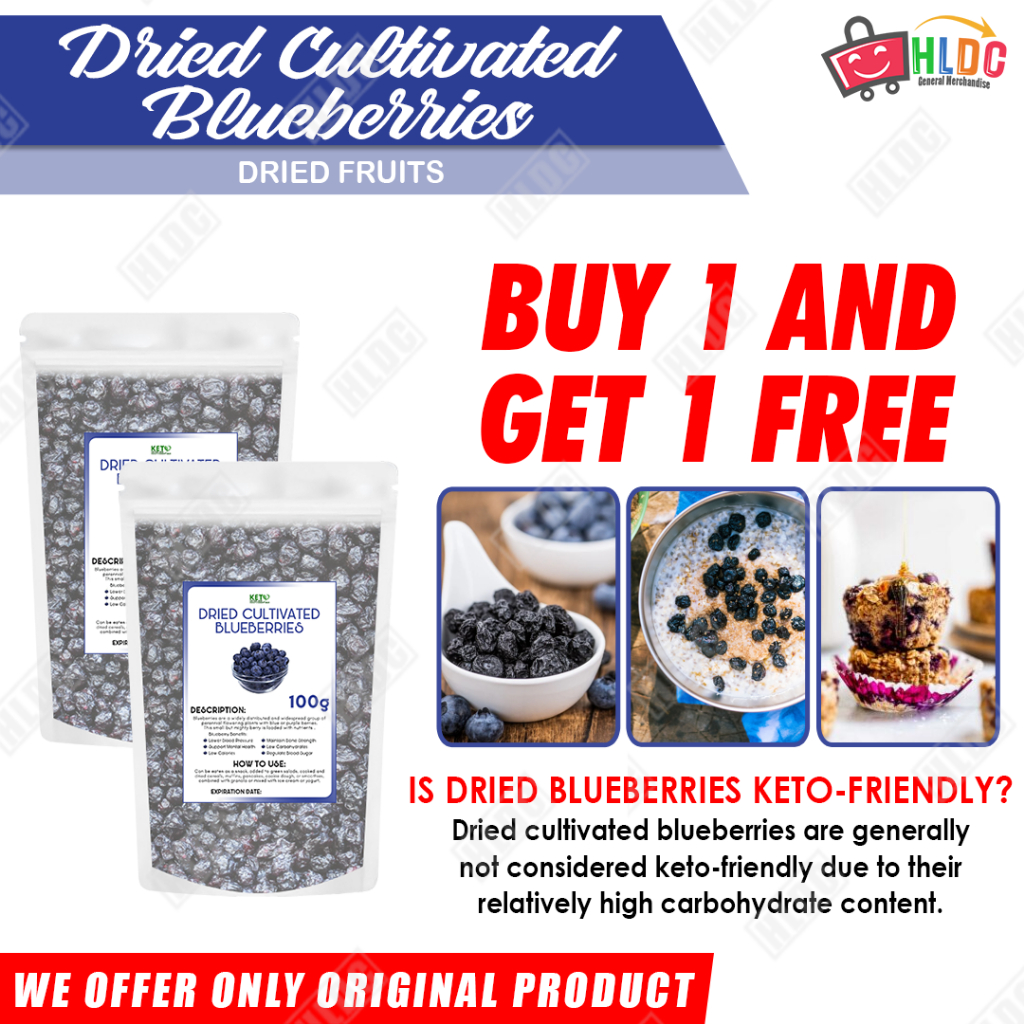 BUY 1 TAKE 1 Dried Cultivated Blueberries 100g | Shopee Philippines