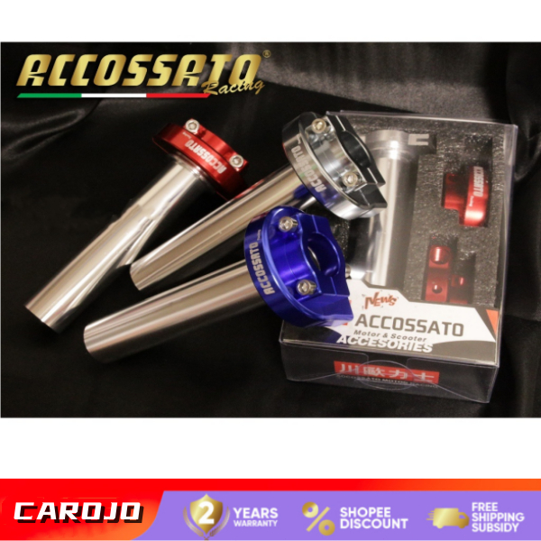 【24H SHIP】2PCS ACCOSSATO PREMIUM COPY ANTI THEFT SINGLE QUICK ALLOY ...