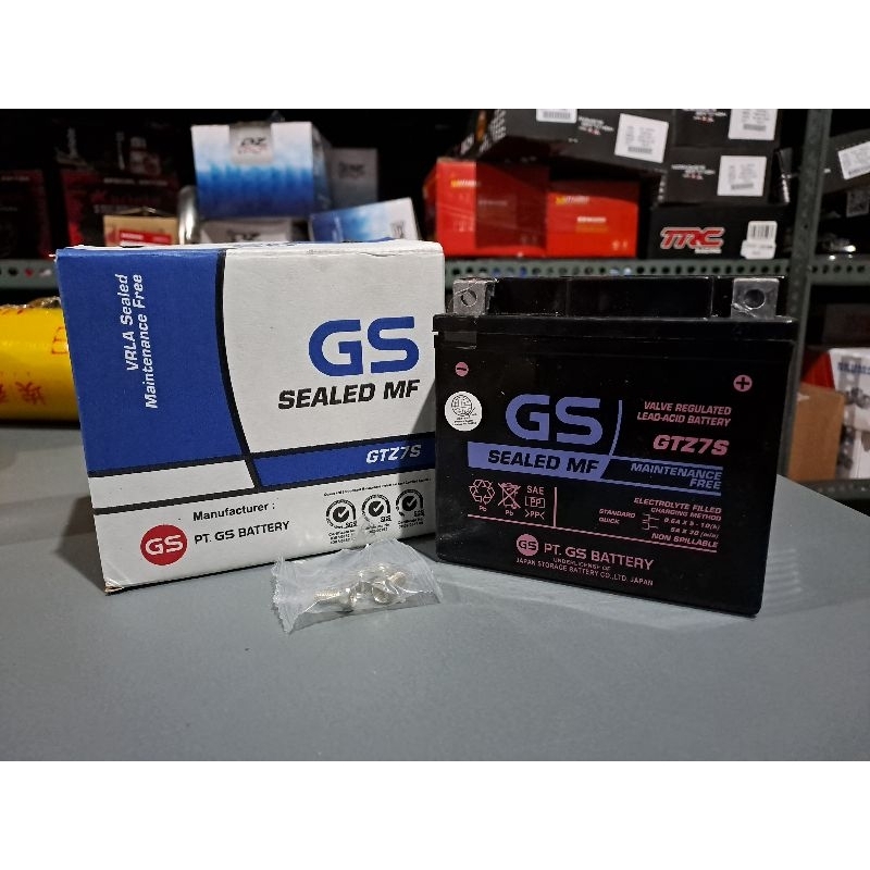 GS Battery GTZ7S For Raider150 Carb/Raider150 Fi/Click150/Pcx150 ...