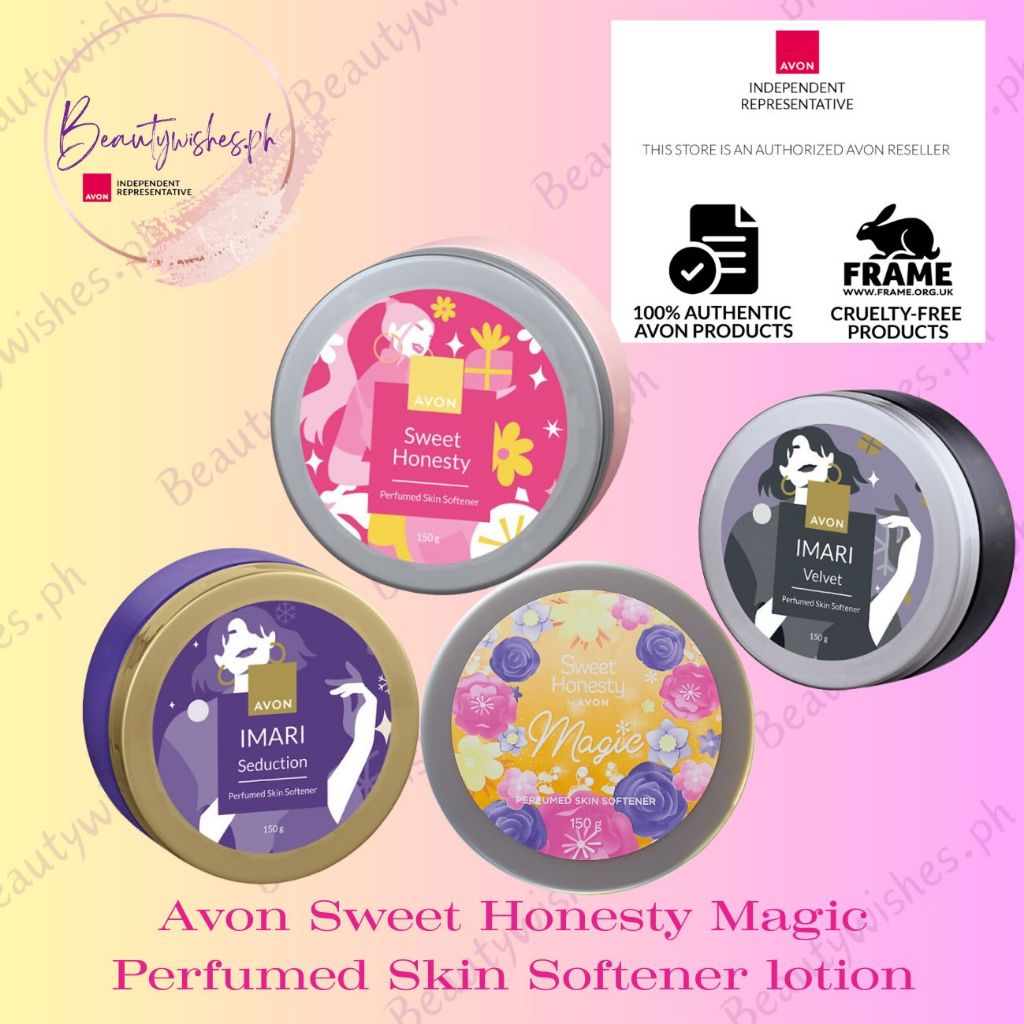 Avon Skin Softener jar Lotion - Sweet Honesty Magic Moments Forever ...