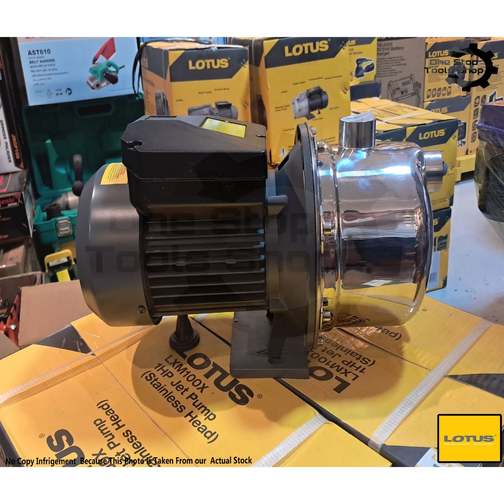 Lotus Jet Pump (STAINLESS HEAD) 1HP LXM100X - Power Water Pumps ...