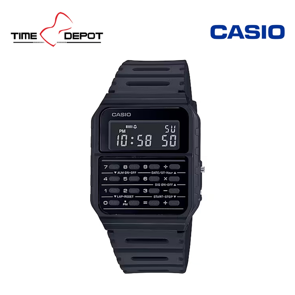 Casio CA-53WB-1BDF Digital Black Resin Strap Watch For Men | Shopee Philippines