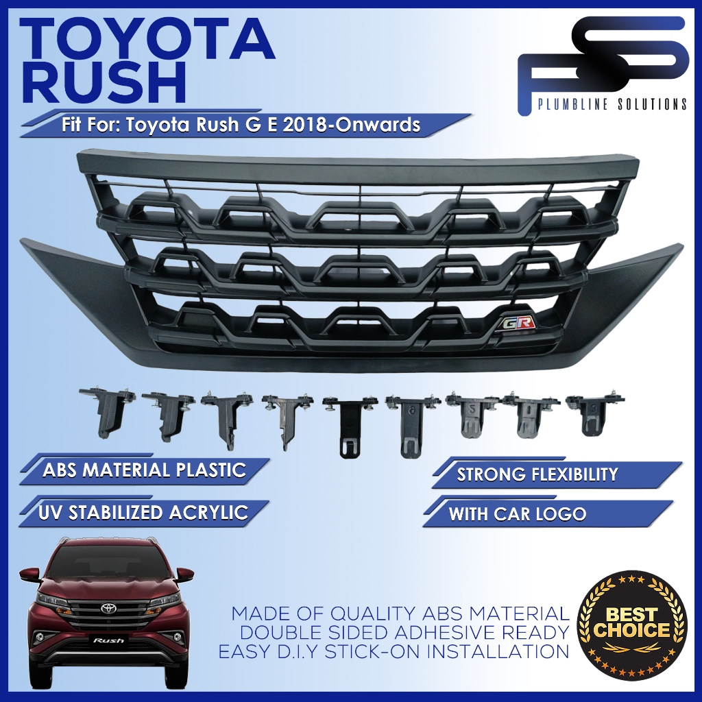 Front Grill for Toyota Rush G E 2018 Onwards Modification to Lexus ...