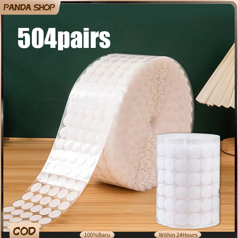 1008pcs 10mm Self Adhesive Velcro Dots Double Sided Felt Stickers ...