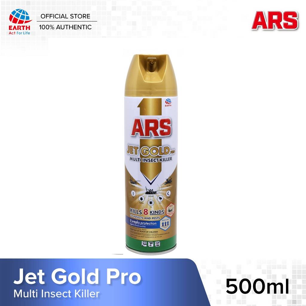 ARS Jet Gold Pro Multi-Insect Solution Aerosol 500 ml | Shopee Philippines