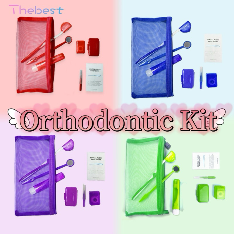 Ortho kit orthodontic toothbrush travel toothbrush ortho wax tongue ...