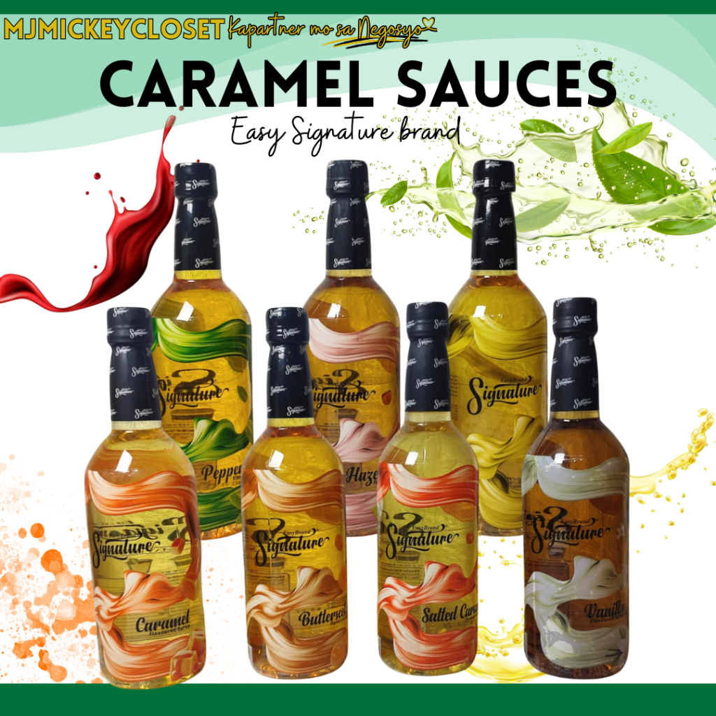Easy Brand Flavored Syrups Signature for Iced Coffee Cafe Milktea Shops ...